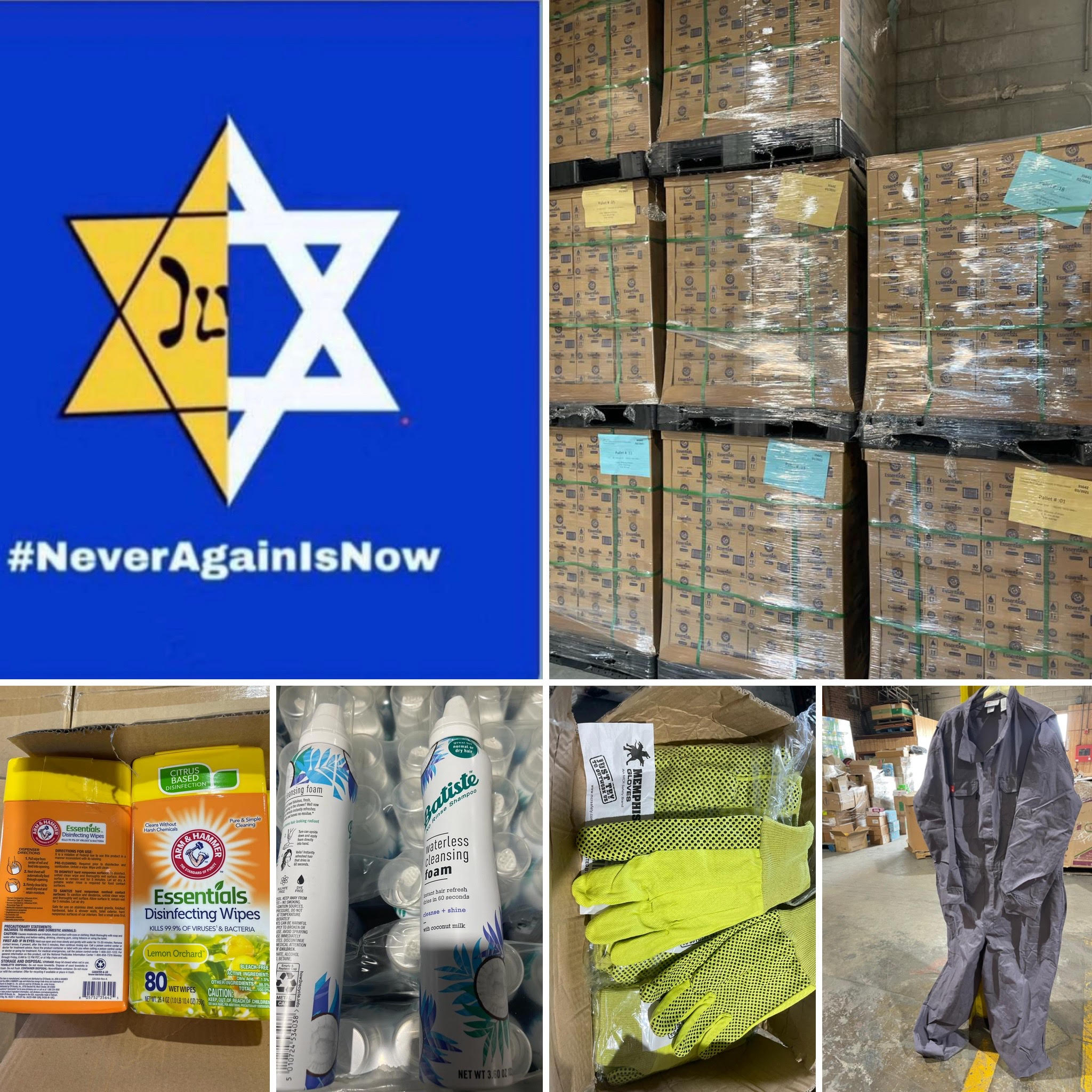 Pallets of Emergency Humanitarian Aid for Israel – Project Aid & Rescue